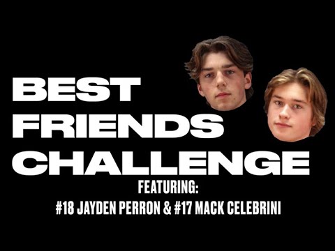 Best Friends Challenge: Jayden Perron and Macklin Celebrini - YouTube