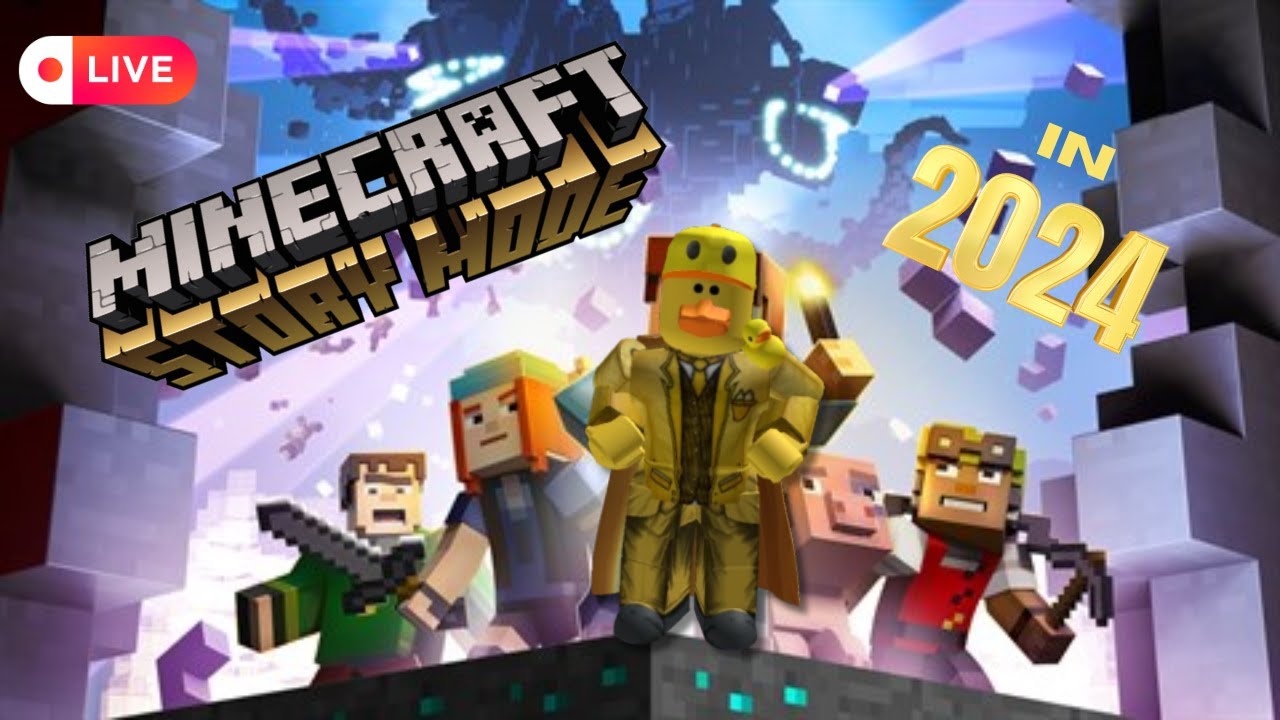 [🔴LIVE] Crafting the F-Bomb in Minecraft Story Mode... 6 YEARS after it ...