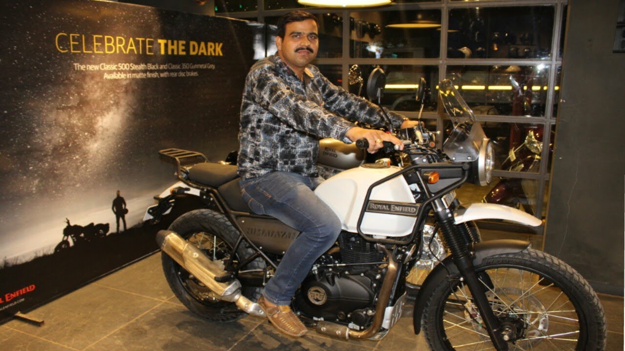 Taking Delivery of my new Royal Enfield HIMALAYAN BS4 bike - YouTube