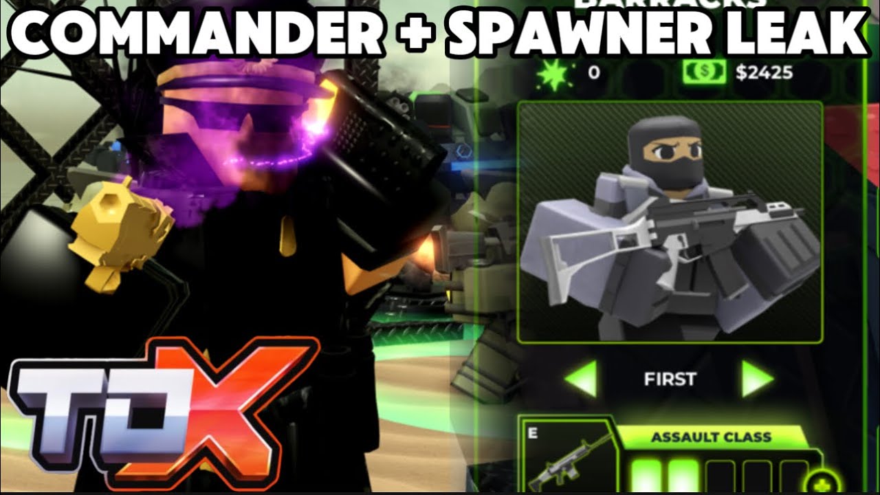 TDX Commander + Spawner Leaks - YouTube