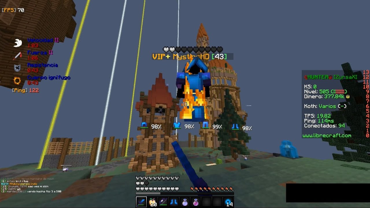 minecraft full pvp el exiliado IZursaXI 😈😈😈 - YouTube