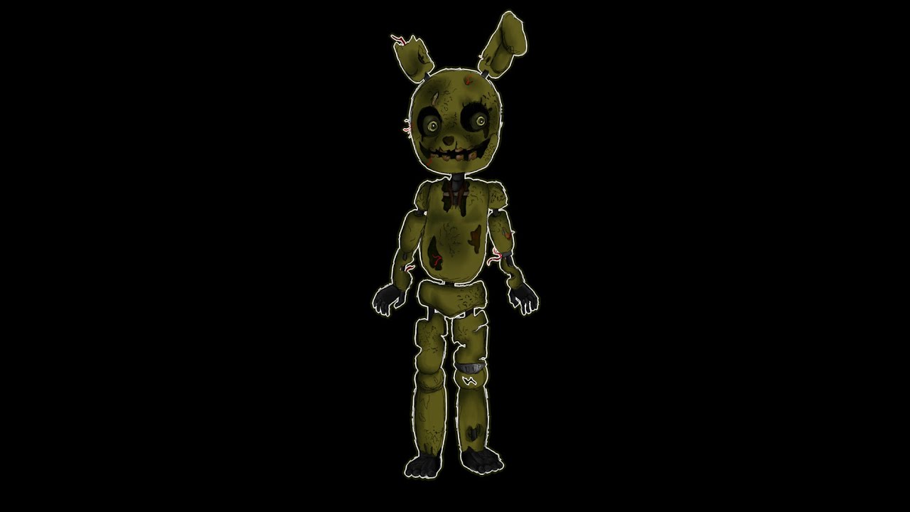 How to draw Plushtrap (fnaf 4) - YouTube
