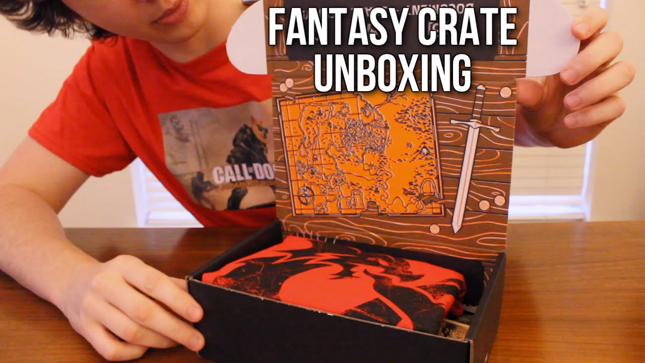 Loot Crate Fantasy Crate Unboxing (April 2015 Loot Crate) - YouTube