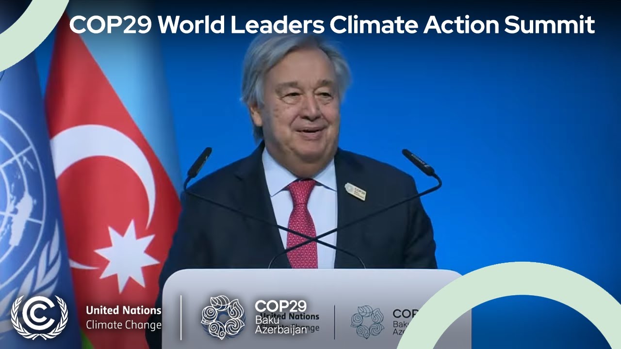 🔴 COP29: World Leaders Climate Action Summit | Live from Baku ...