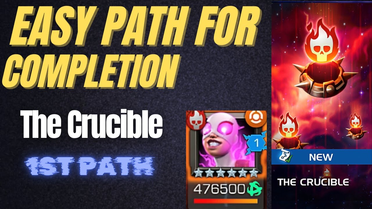 Easy Path For Completion The Crucible 1st path hearthacker mcoc - YouTube