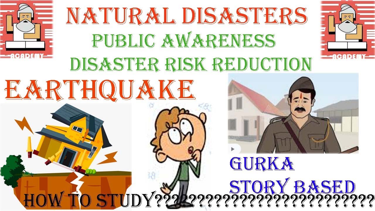 Natural Disasters -Public Awareness for Disaster Risk Reduction ...
