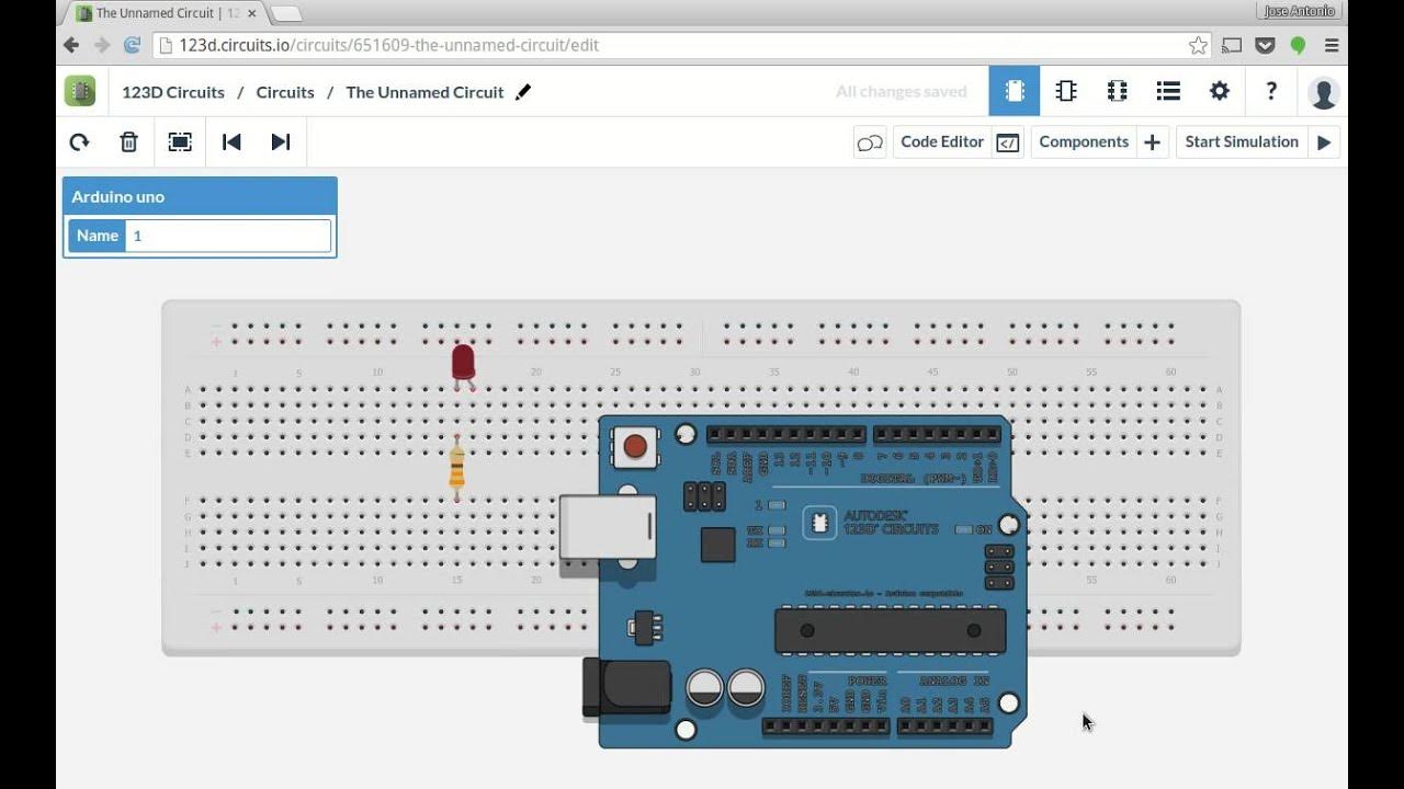Tutorial Tinkercad circuits para simular Arduino - YouTube