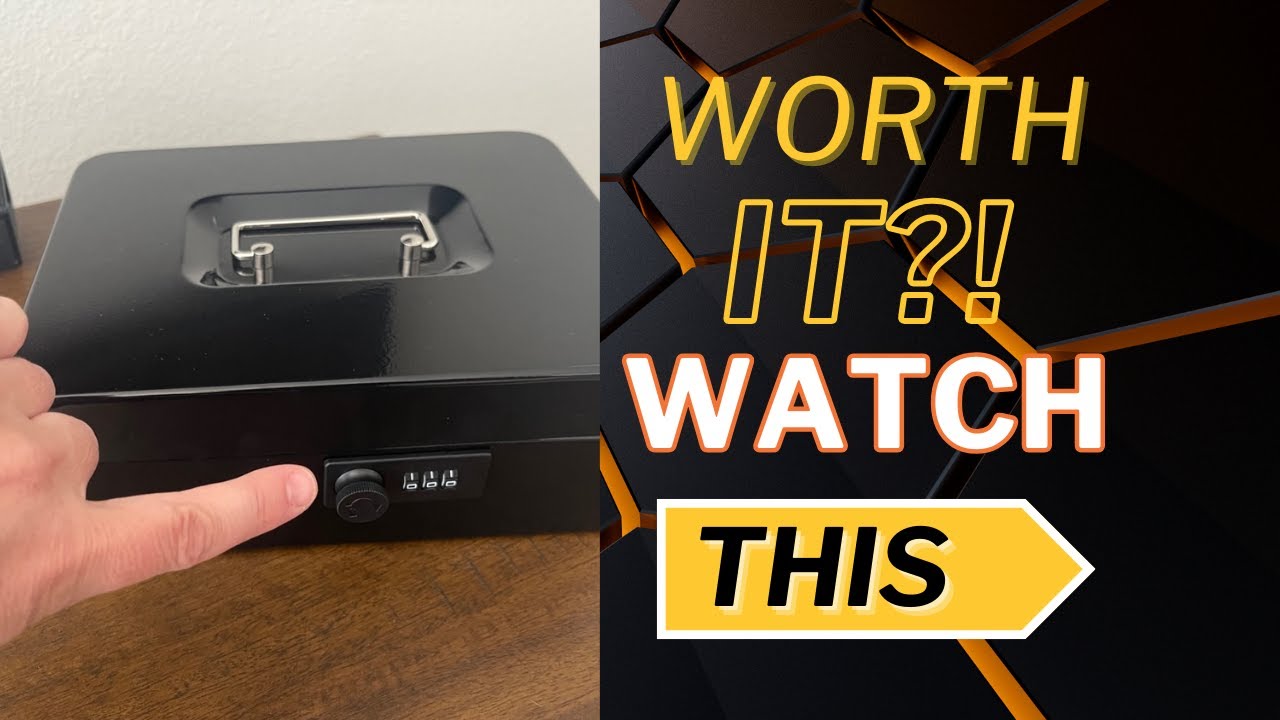 Review of Cash Box with Combination Lock - YouTube