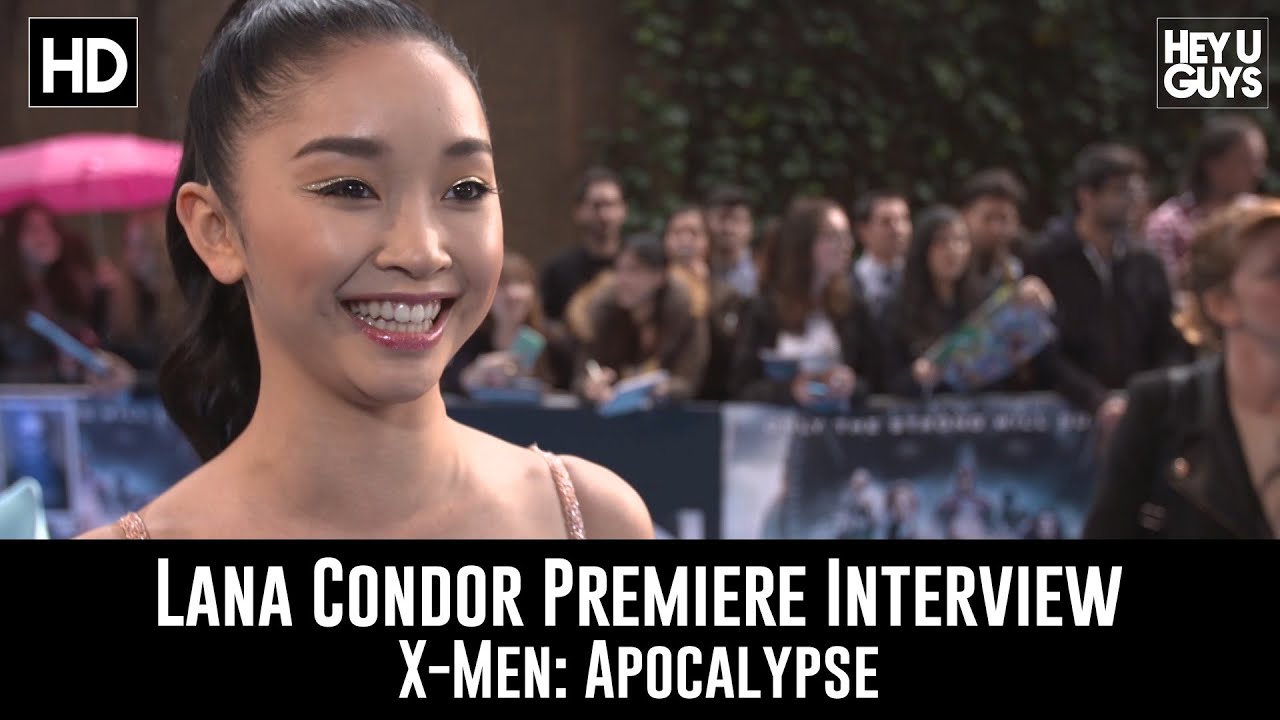 Lana Condor Premiere Interview - X-Men: Apocalypse - YouTube