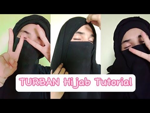 2 Easy Turban Hijab Tutorial || Earing Friendly Hijab #hijabstyle #hijabtutorial