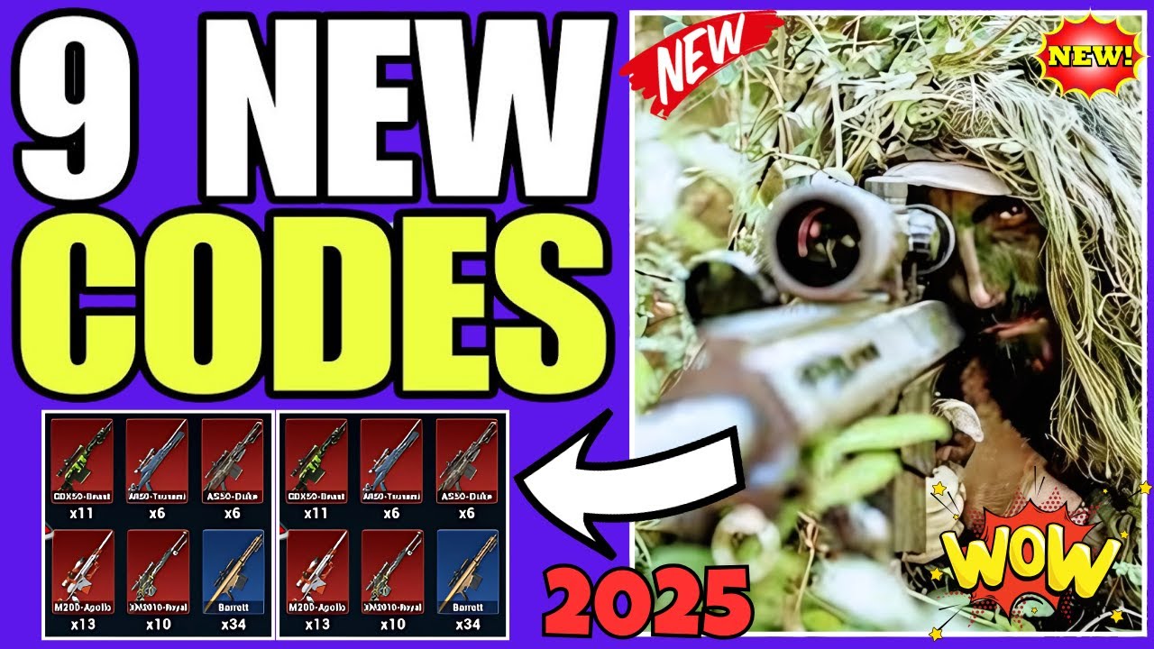 ALL LATEST CODES OF HUNTING SNIPER CODES MAY 2025 🎁 REDEEM CODE HUNTING ...