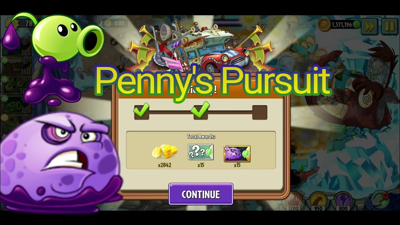 Plants vs. Zombies 2 Penny's Pursuit - Puffball Goo Peashooter - YouTube