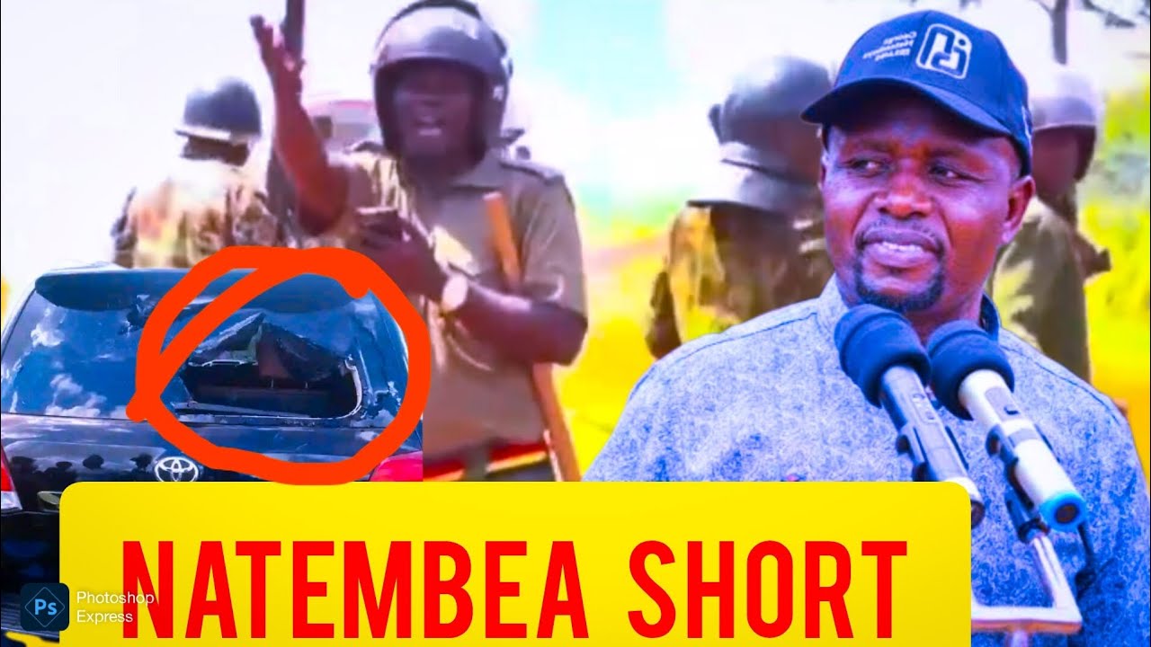 Chaos in TRANS NZOIA as Police SHORT GEORGE NATEMBEA &his men teargased ...
