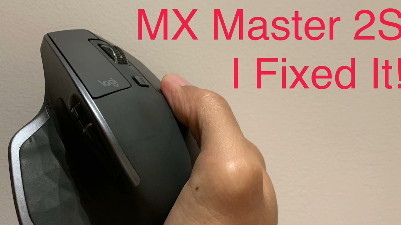 Fix a Logitech MX Master 2S pointer not moving and not working! - YouTube