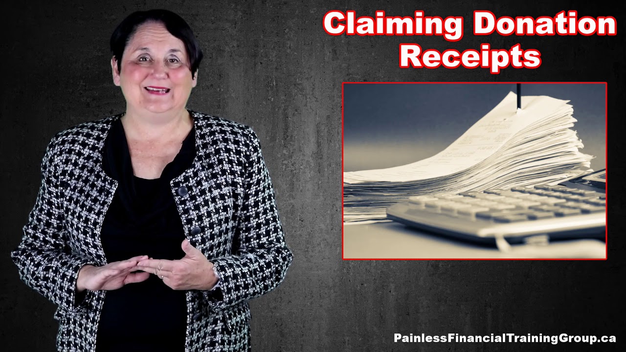Claiming Donation Receipts On Your Canadian Tax Return (2019) - YouTube