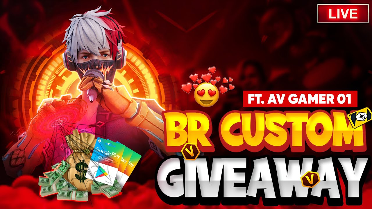 FREE FIRE LIVE CUSTOM ROOM || FF LIVE GIVEAWAY DIAMOND - YouTube