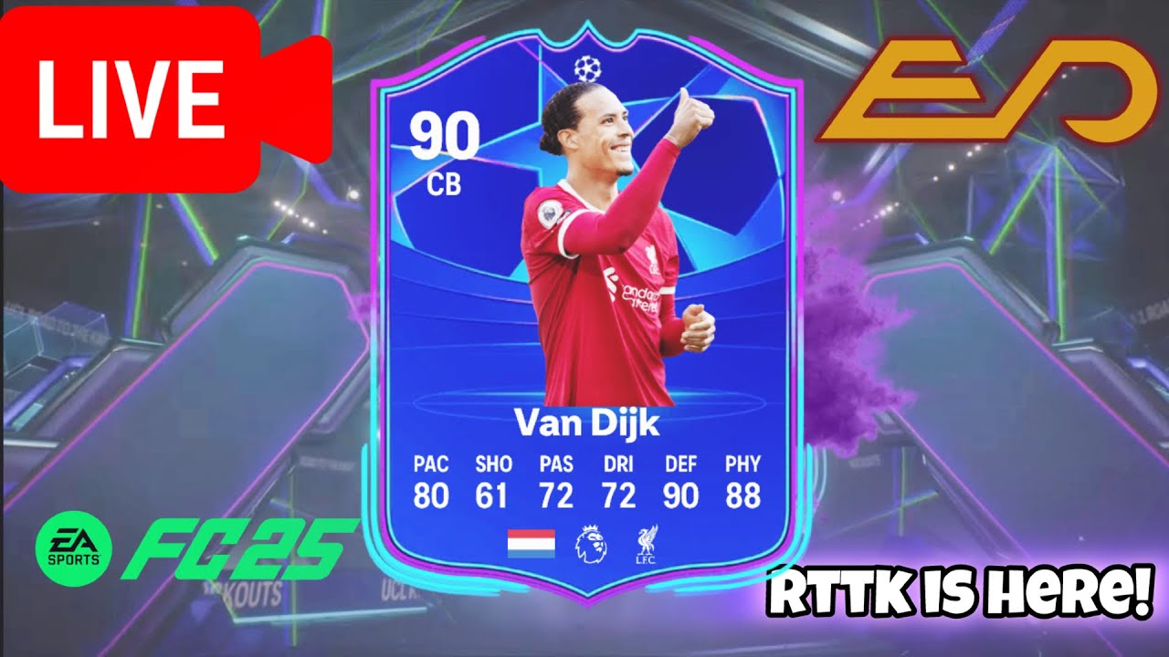 CHAMPS + RTTK TEAM 2 PACK OPENING! EAFC25 Ultimate Team Livestream ...