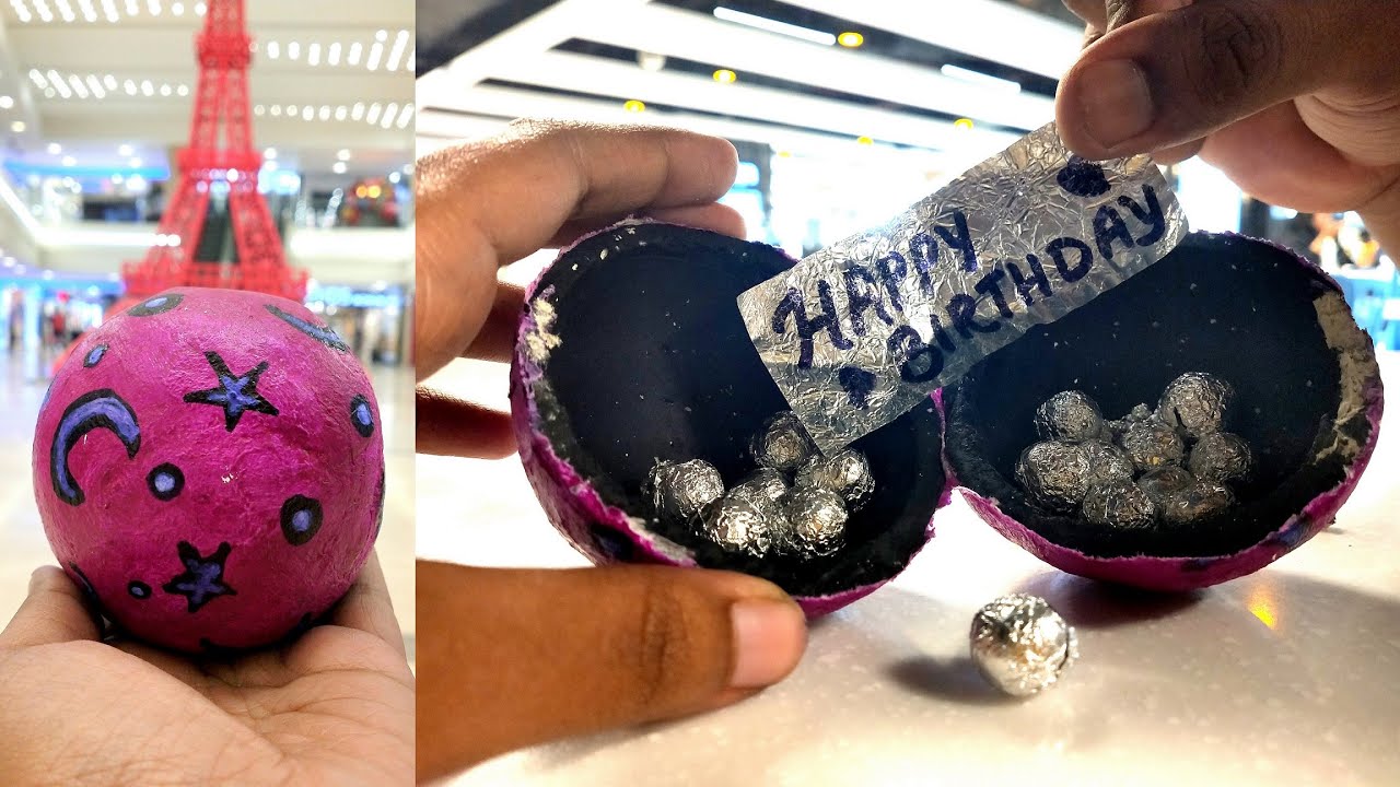 DIY Surprise ball | Easy gift ideas | paper craft gifts - YouTube