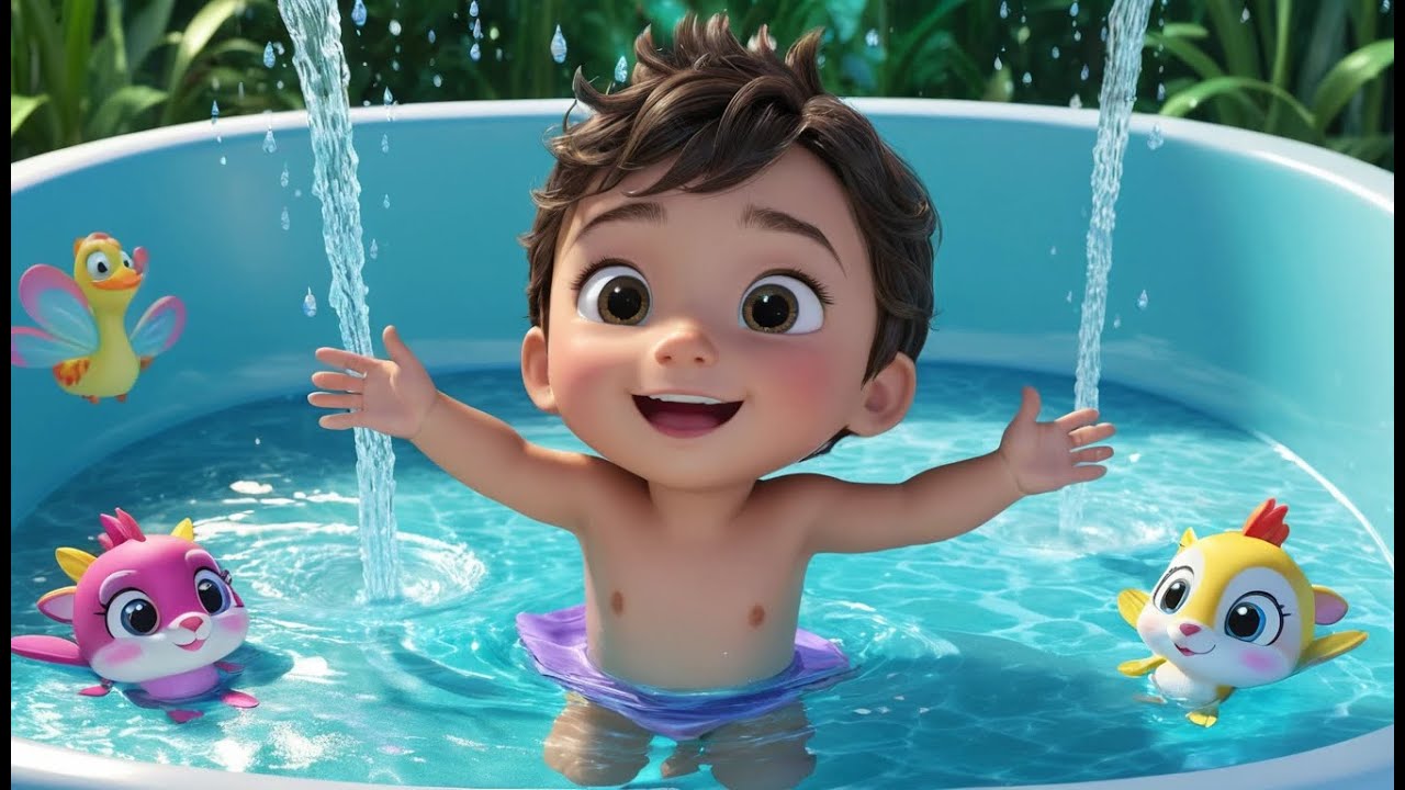 Splish, Splash, A Rainbow Bath | Fun Bath Time Song for Kids | Sing ...