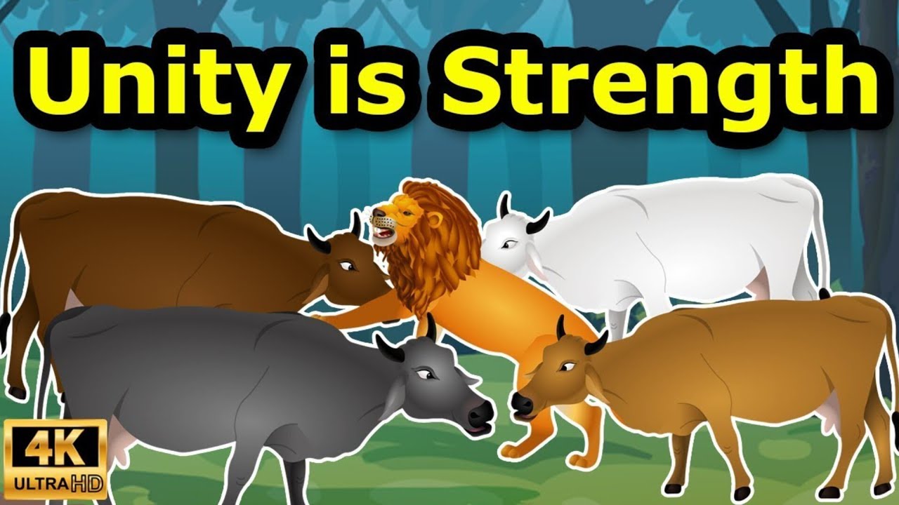 Unity is strength|Animated Cartoon story| English Moral Story ...