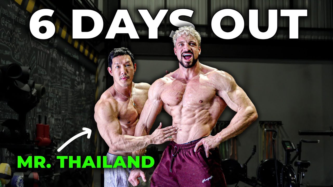 Famous Bodybuilder Mr. Thailand Teaches me how to pose | 6 Days out ...