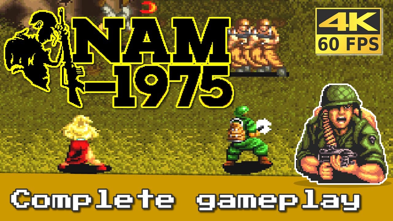 Nam 1975 (Arcade) Complete game longplay 🕹️ No deaths - 4K 60fps - YouTube
