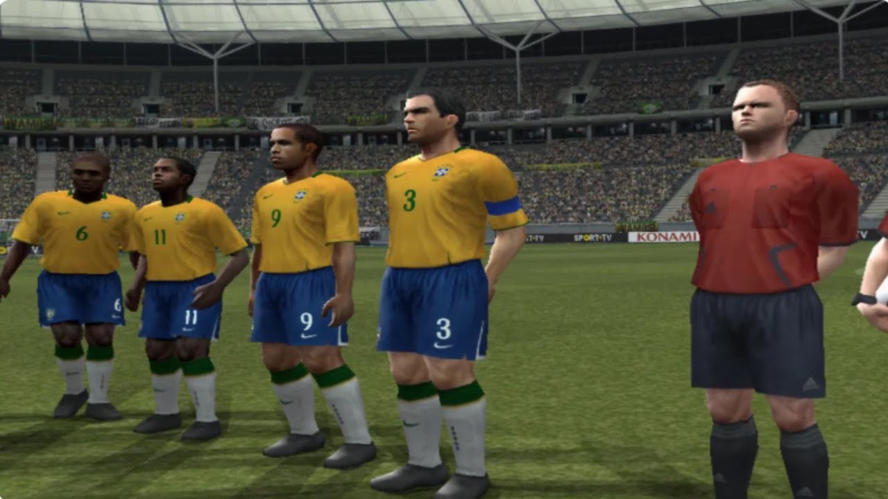 BRASIL VS IRÃ - PRO EVOLUTION SOCCER 2009 - PES 2009 (CPU VS CPU ) #19 ...