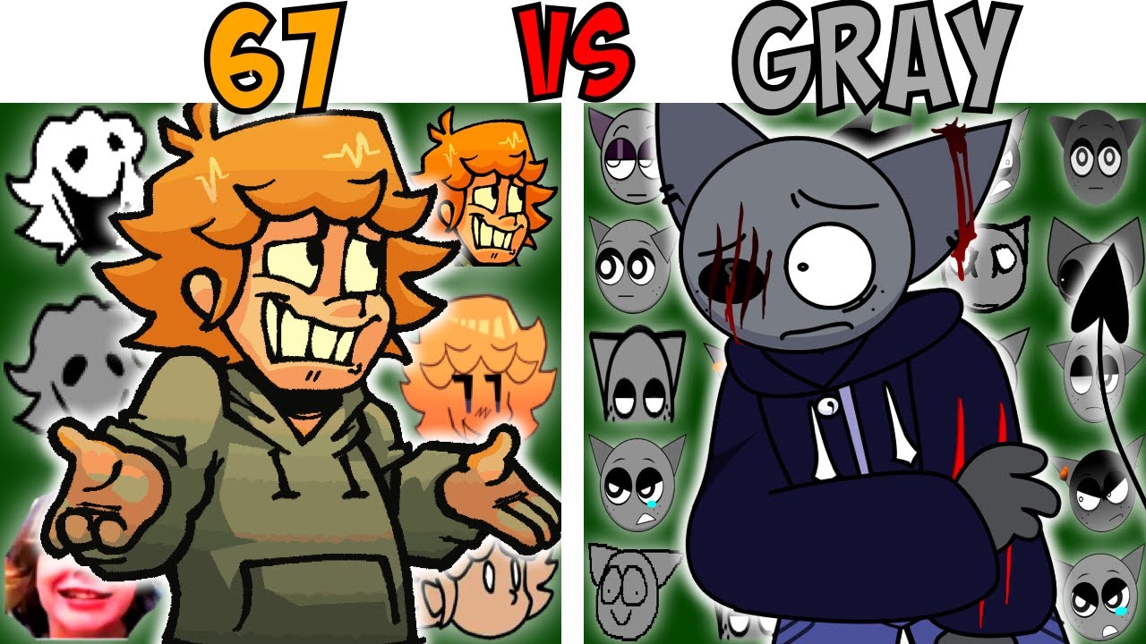 ALL 67 VS GRAY TEST | FNF Character Test | Gameplay VS Playground - YouTube