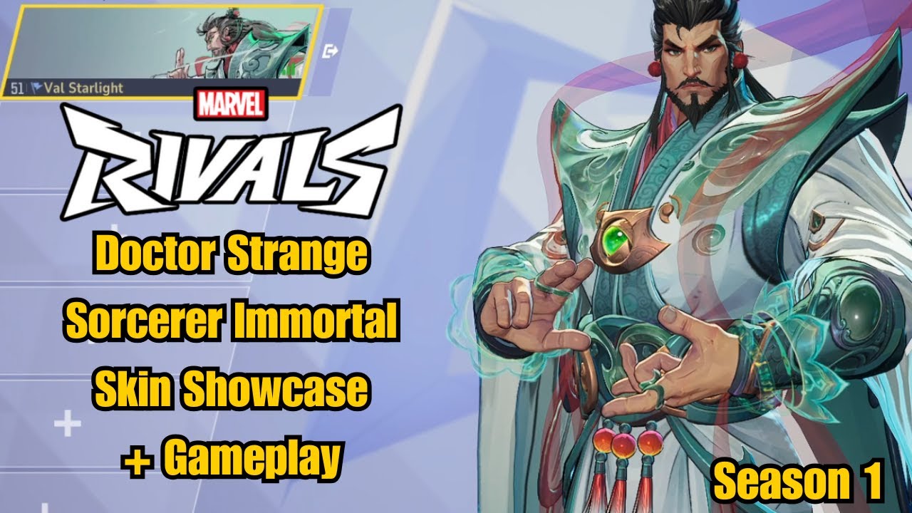 Doctor Strange | Sorcerer Immortal Skin Showcase | Marvel Rivals ...