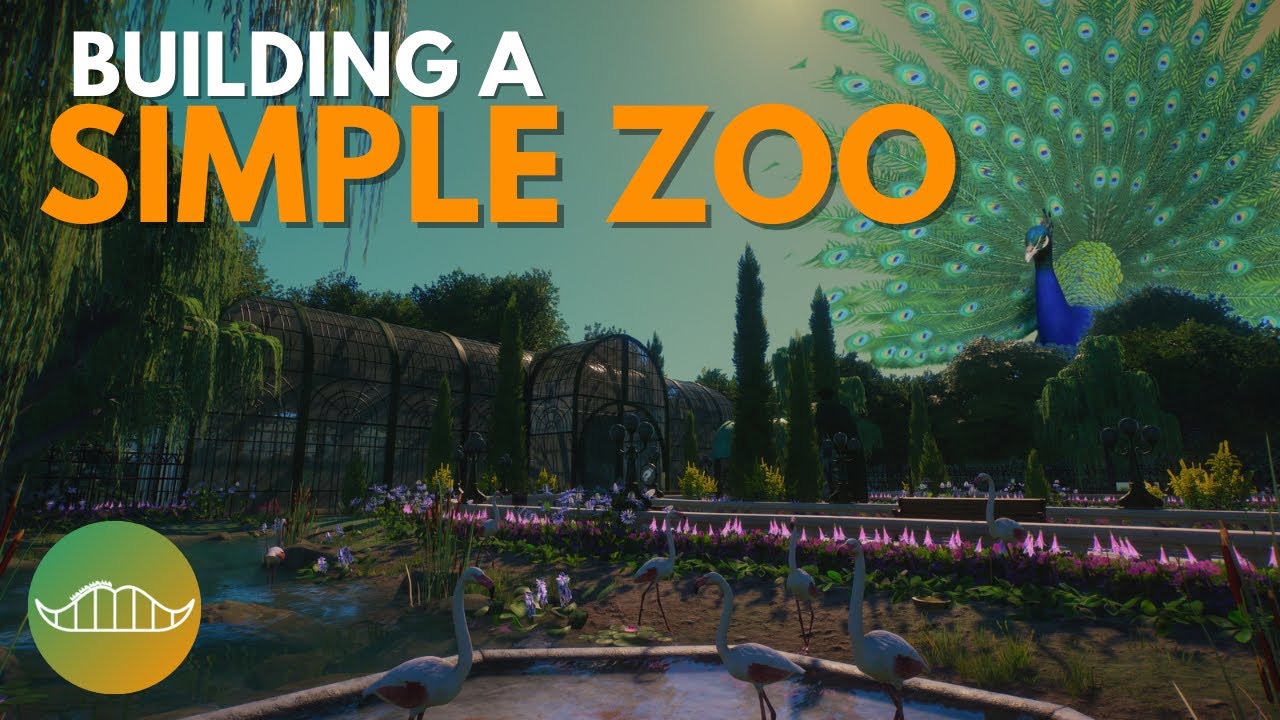 A Beautiful Garden for Big Birds! | Building A Simple Zoo | Planet Zoo ...