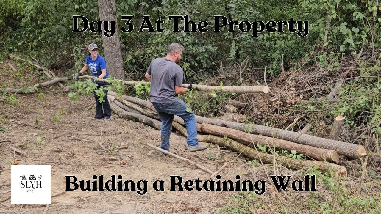 We Bought Land! - Day 3 Clearing the New Property - YouTube