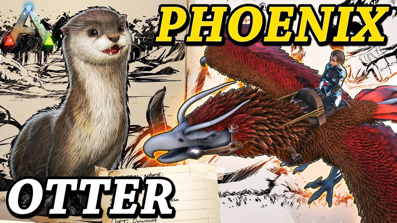 ARK OTTER & PHOENIX ARE COMING!! TITANOBOA TAMING! TEK SWORD,SHIELD ...