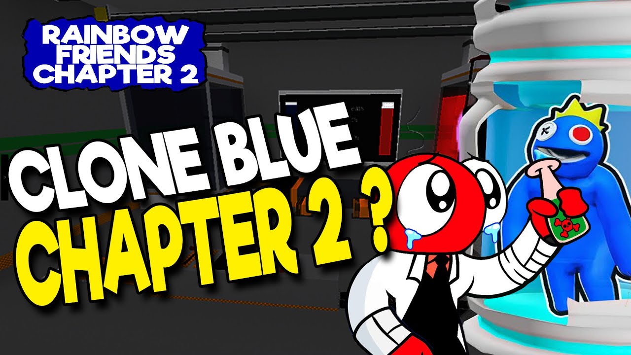 ROBLOX RAINBOW FRIENDS: BLUE É UM CLONE ? - RAINBOW FRIENDS CHAPTER 2 ...