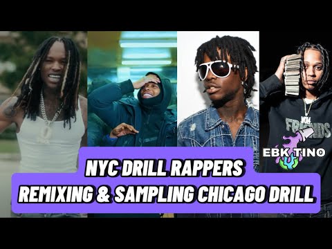 NYC Drill Rappers Remixing And Sampling Chicago Drill - YouTube