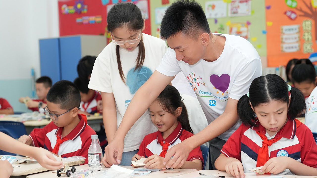 PPG's COLORFUL COMMUNITIES 10 years | Nansha Primary School partner ...