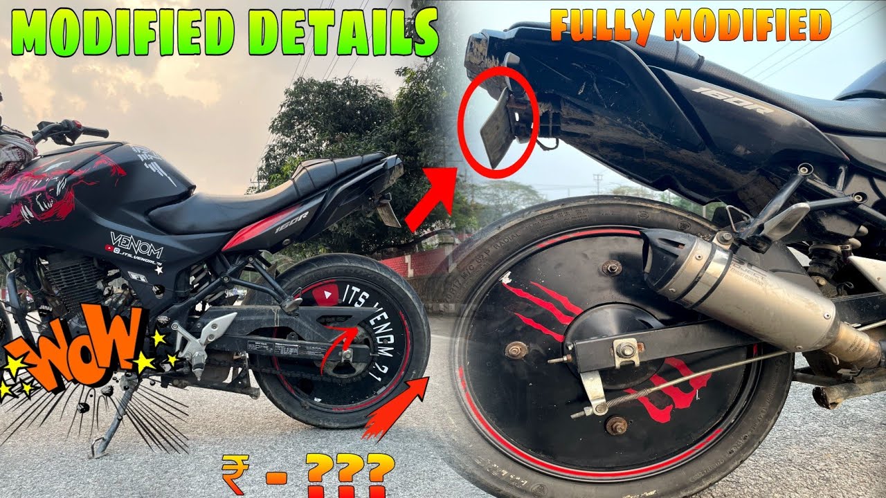 hero xtreme 160r modified full details || rim cover installing ♥ - YouTube