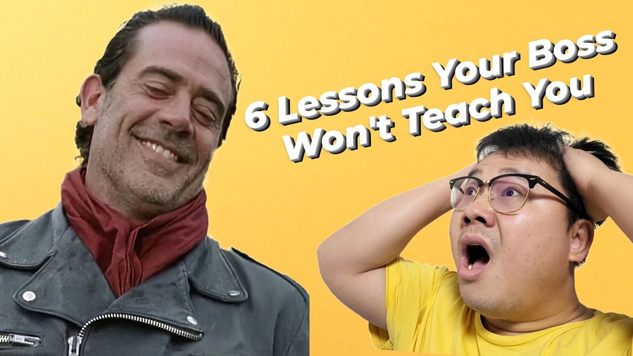 6 Lessons Your Boss Won't Teach You - YouTube