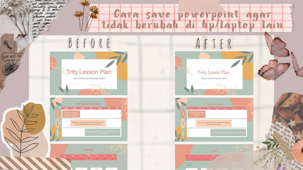 Cara save powerpoint agar tidak berubah di hp/laptop lain - YouTube