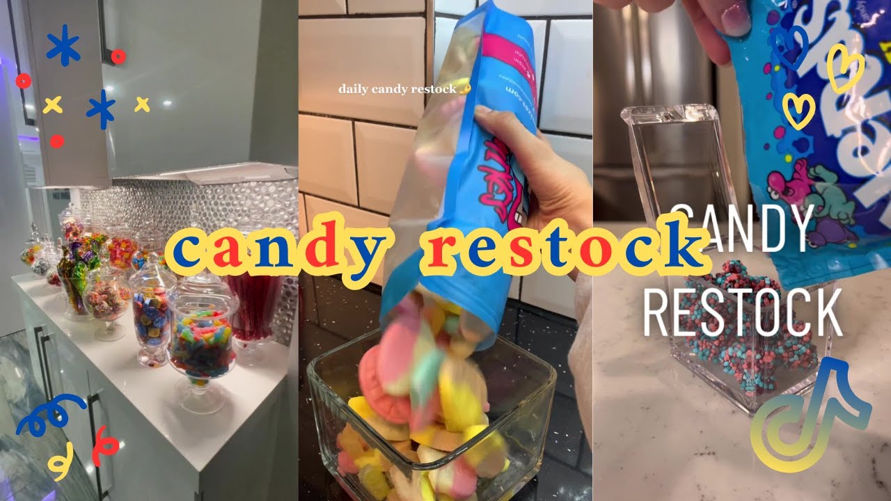 Candy Restock Organizing And Restocking Asmr Tiktok Compilation 🍬