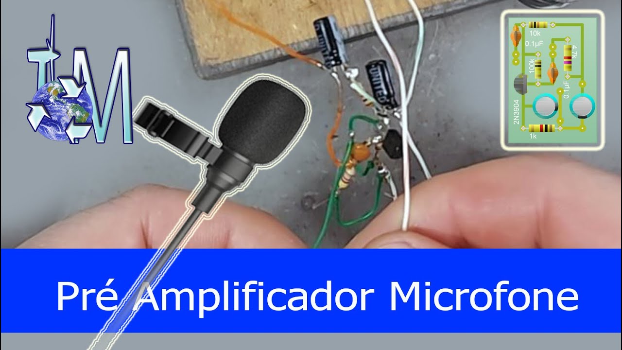 Testando circuito Microfone - YouTube