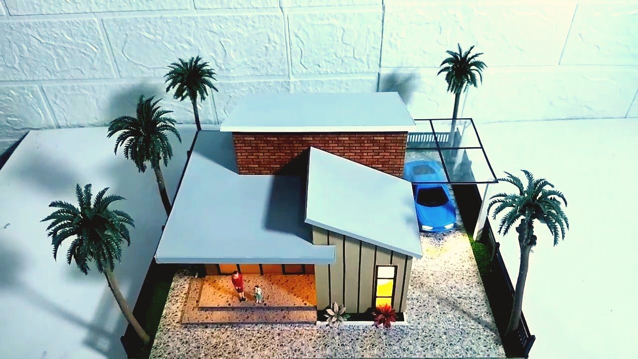 DIY MINIATURE RUMAH DARI BAHAN KARDUS#9 RUMAH SEJUK DAN NYAMAN. - YouTube