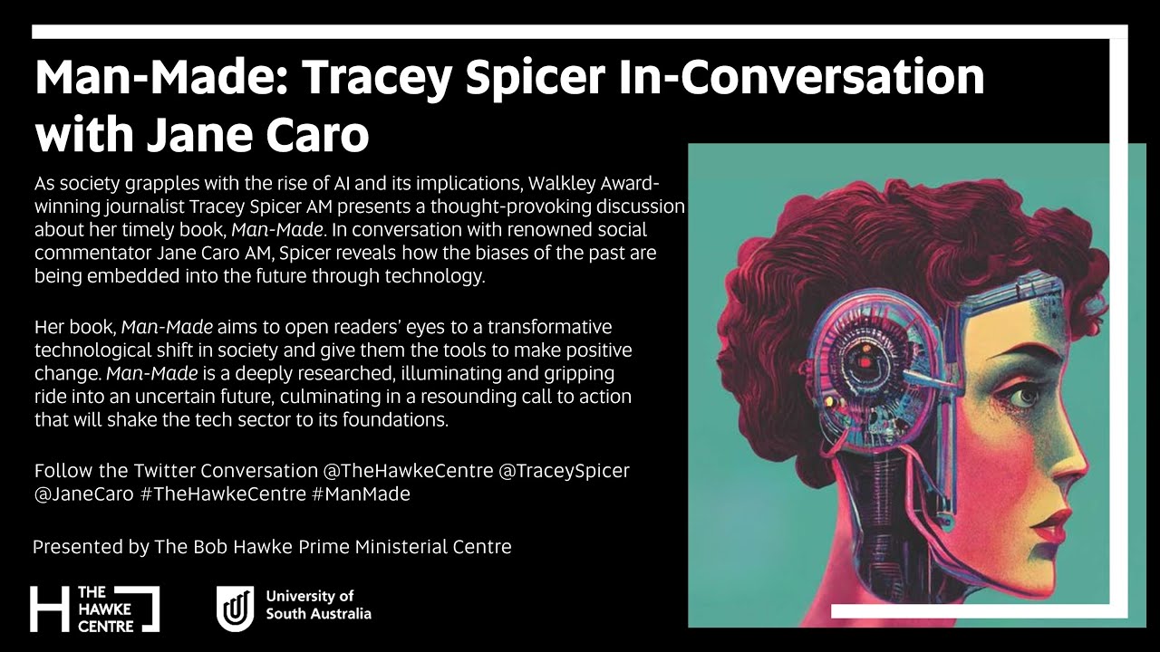 Man-Made: Tracey Spicer AM In-Conversation with Jane Caro AM - YouTube