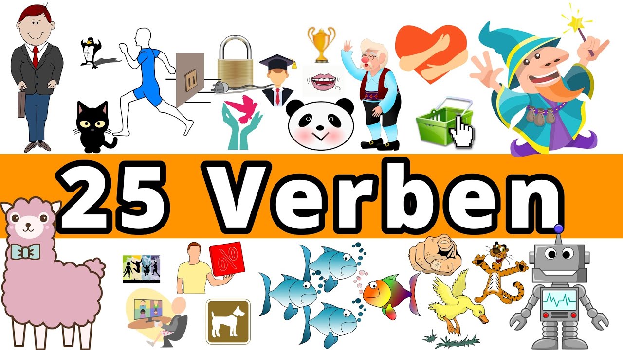 Wortschatz: Die häufigsten deutschen Verben (#3) | Vocabulary: most ...