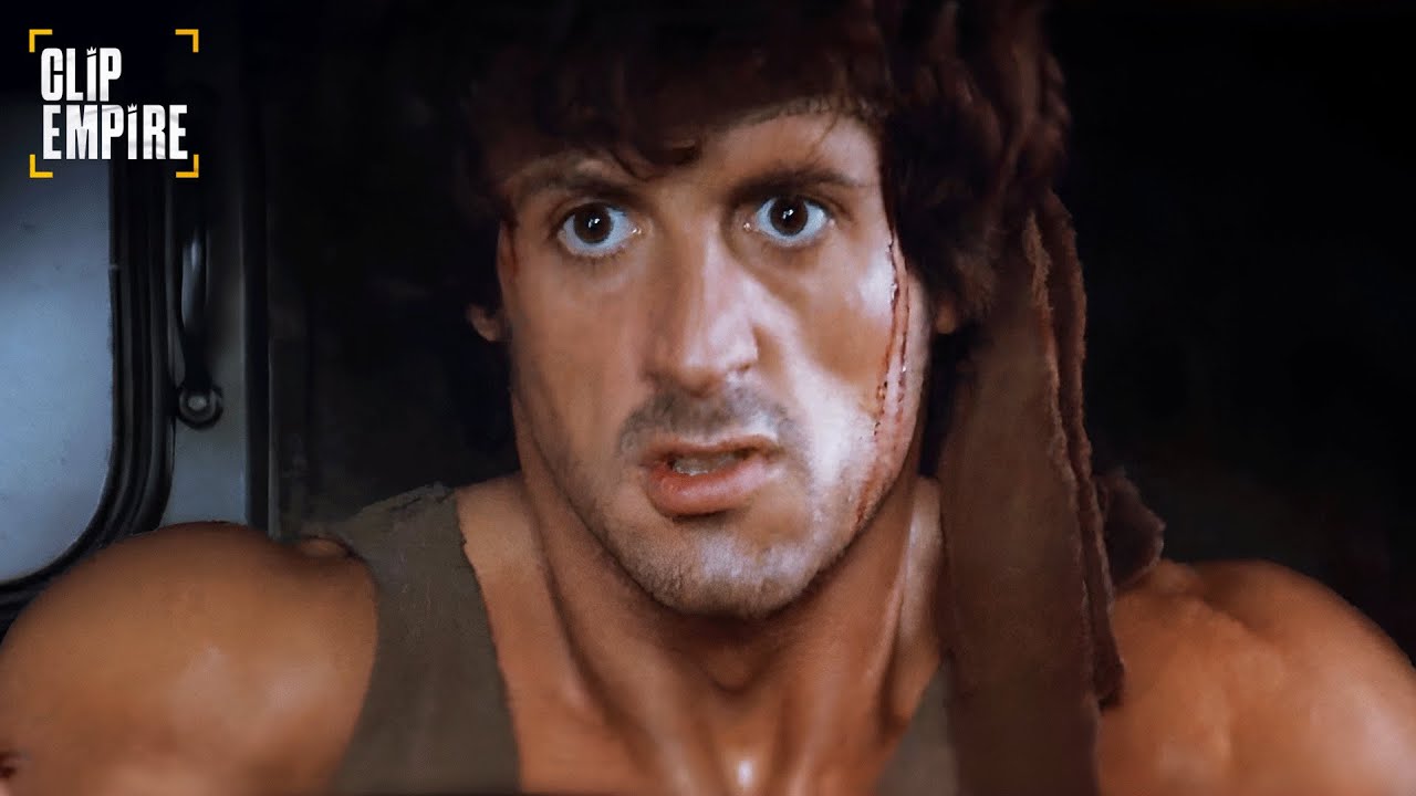 Rambo Blows Up the Gas Station and Escapes | Rambo: First Blood - YouTube