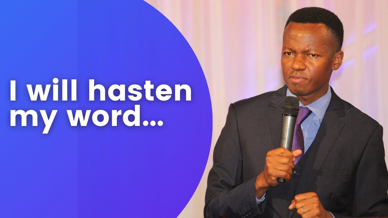 Our year of divine speed - God will hasten his word - YouTube