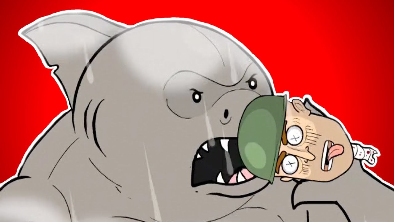 KING SHARK'S NUM NUM DANCE - The Suicide Squad #Shorts - YouTube