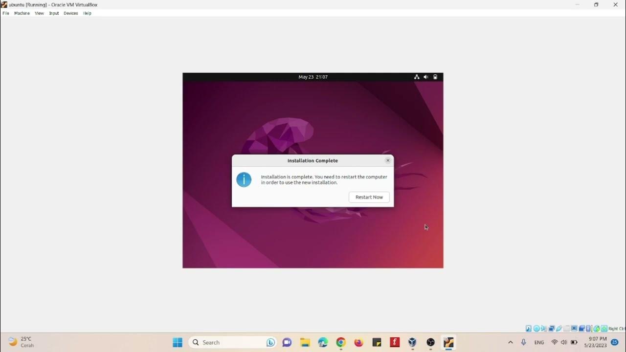 Cara Menginstal Linux Ubuntu Versi 22.04 pada Virtual Box - YouTube