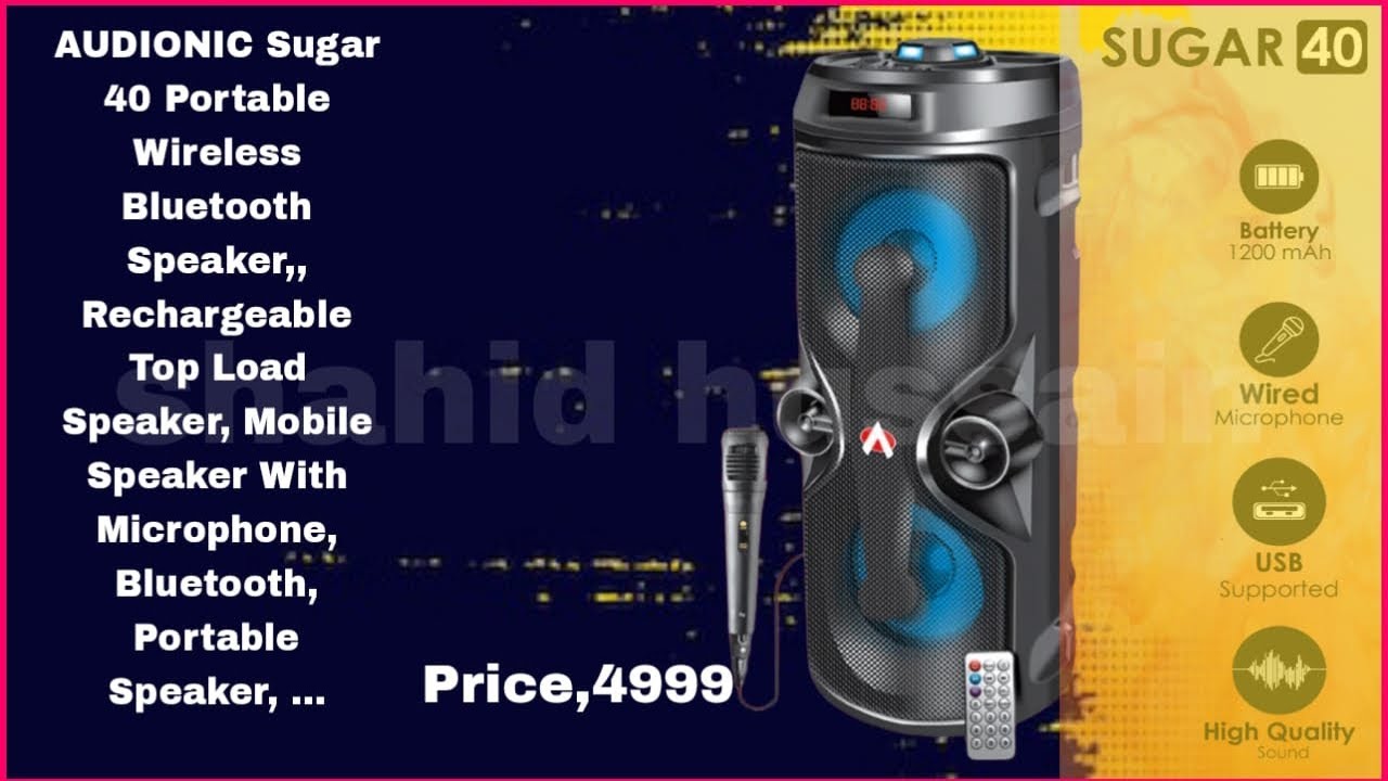audionic speaker sugar 40 unboxing truly review #bestspeaker #audionic ...