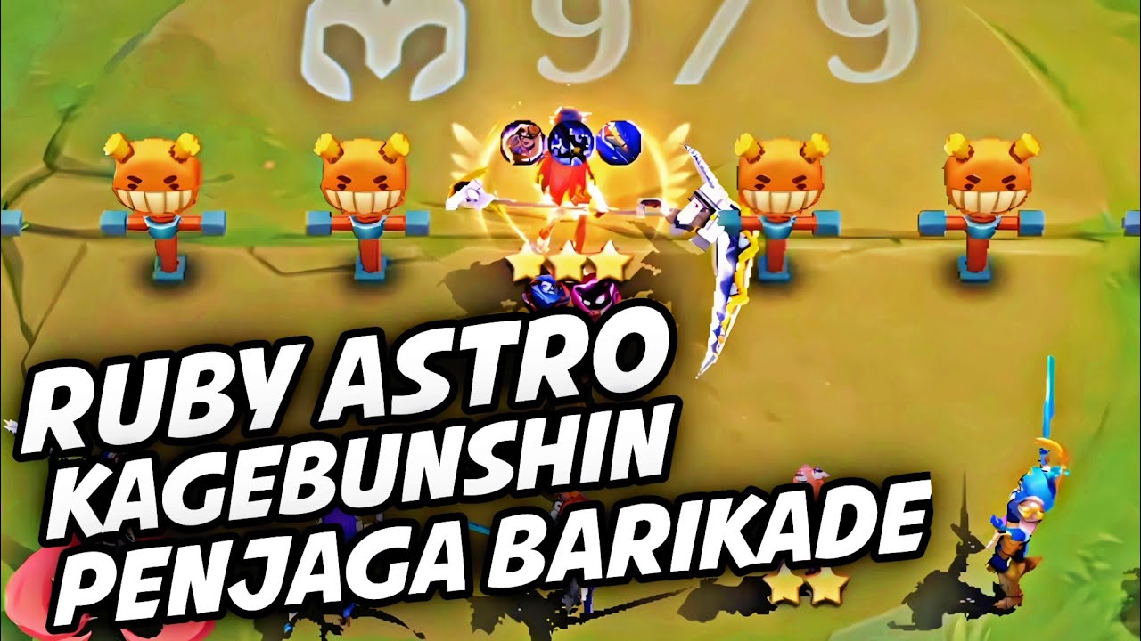 RUBY ASTRO KAGEBUNSHIN NINJUTSU MODE BARIKADE - Magic Chess Mobile Legends - YouTube