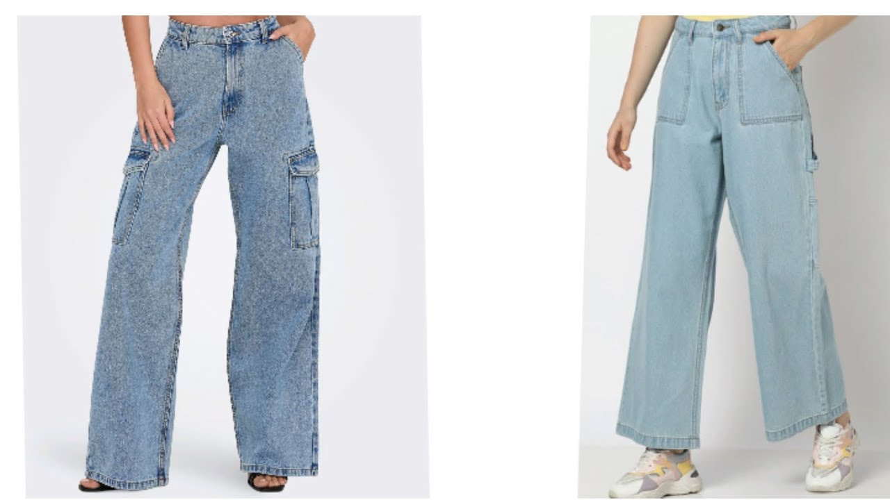 new stylish jeans design for girls// latest jeans design 2024// - YouTube